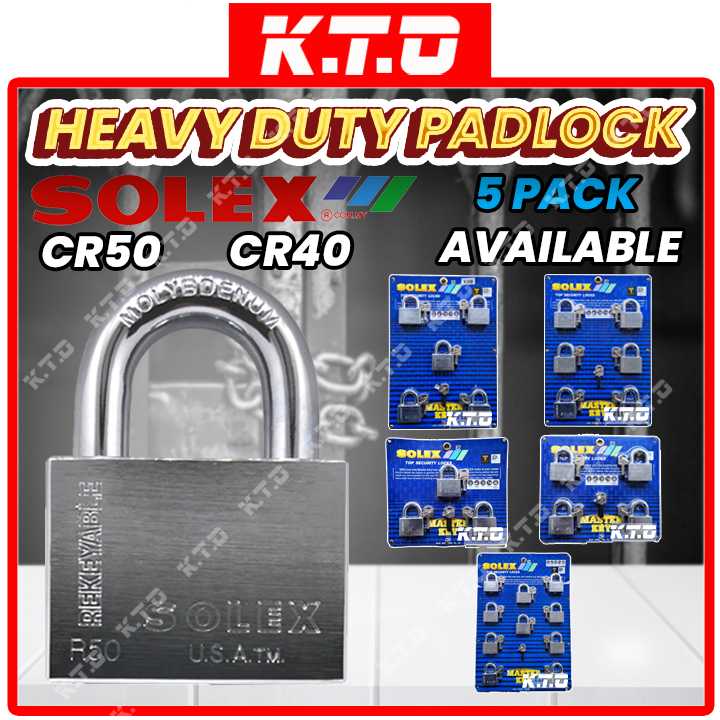 High Quality Top Security Solex Padlock CR40MM CR50MM Master Key Rekey ...