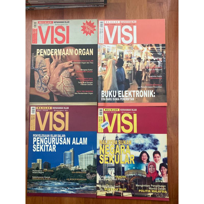Majalah Visi | Set 12 naskah | Shopee Malaysia