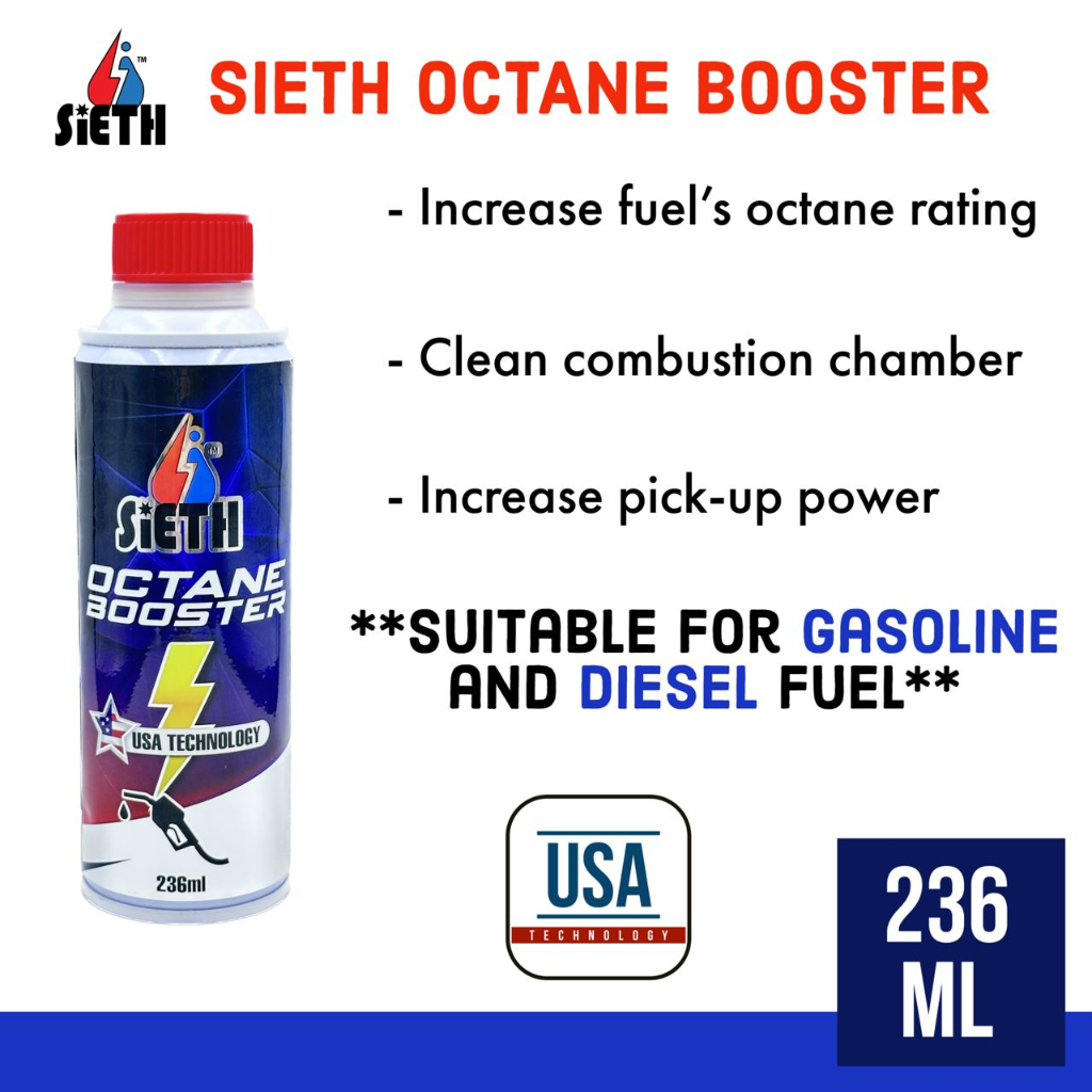 【100% ORIGINAL】SIETH OCTANE BOOSTER - BOOSTER FUEL SAVER (236ML ...