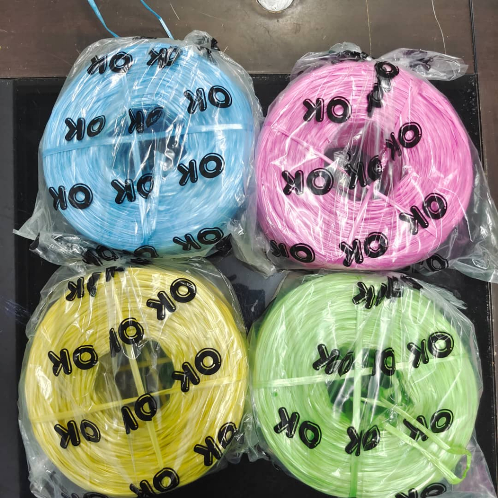 Premium Plastic Rafia String [ 1kg / 2kg ] Cap Orang Kuat / OK - Rope ...