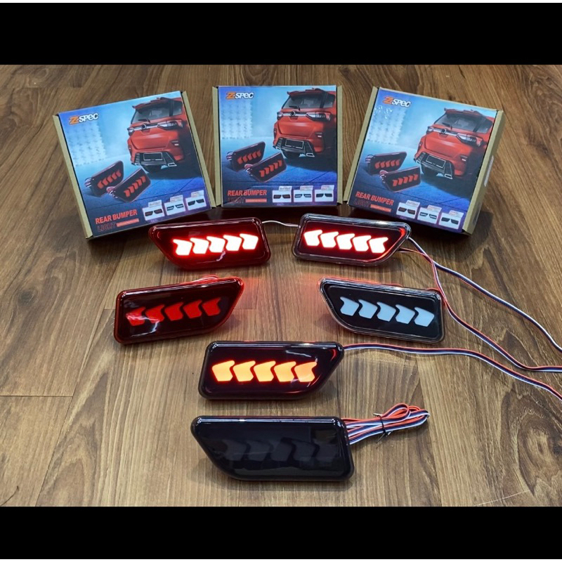 Perodua Ativa Bezza Alza 2023 Rear Bumper Reflector Lamp 4 IN 1 DRL LED ...