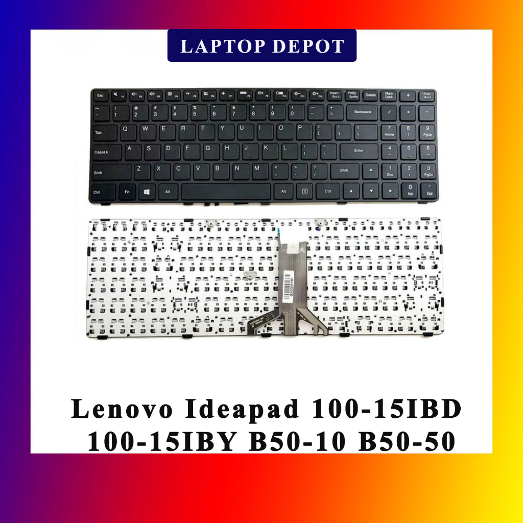 Lenovo Ideapad 100-15IBD 100-15IBY B50-10 B50-50 US Replacement Keyboard | Shopee Malaysia