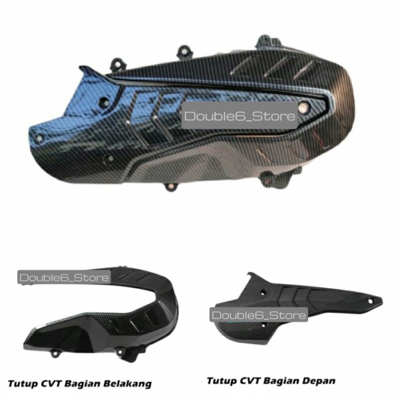 CVT COVER COVER Front Rear HONDA ADV160 ADV PCX160 BELTING COVER CARBON ...