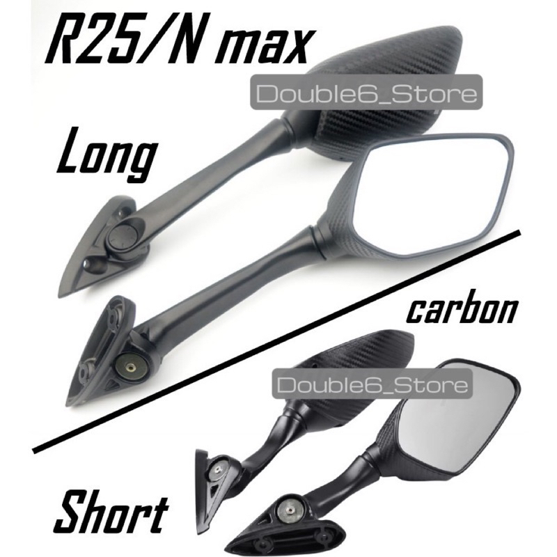 YAMAHA YZF R25 ADV SIDE MIRROR REAR VIEW MIRROR NMAX R15 V3 R25 ...