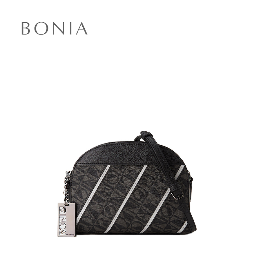 Bonia Black Chiara Monogram Crossbody Bag | Beg silang badan | Shopee ...