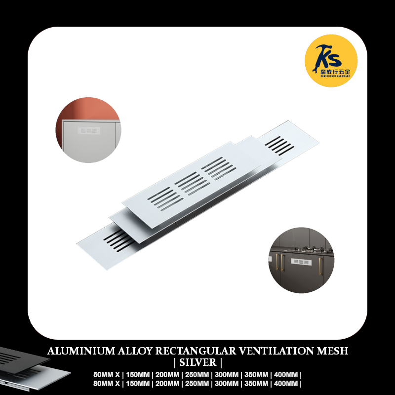 Aluminium Alloy Rectangular Ventilation Mesh ( SILVER ) | Shopee Malaysia