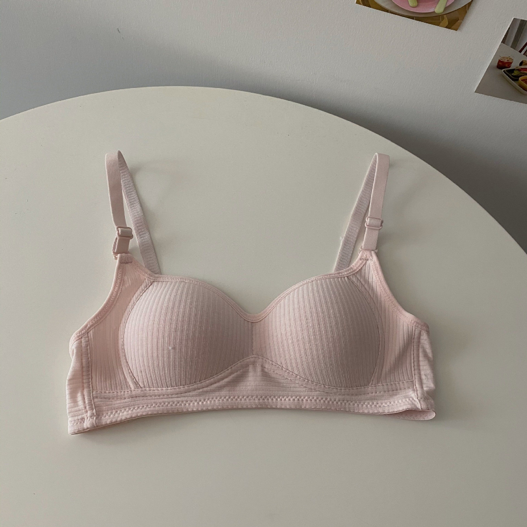 32/70A-38/85B Cotton Bra No Underwire Baju Dalam Tanpa Dawai Wanita Coli Perempuan Teenage Bra ...