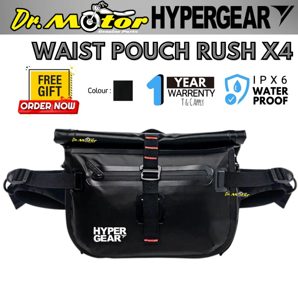 HYPERGEAR RUSH X4 Waist Pouch RX4 Bag Cross Body Beg Pinggang Water ...