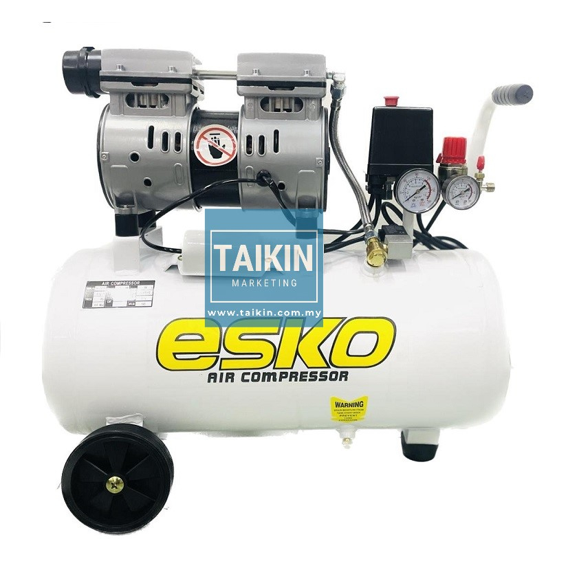 ESKO 1HP Oil Less Compressor 30L 8 Bar EK-OL750 EKOL750 Oil-Less ...