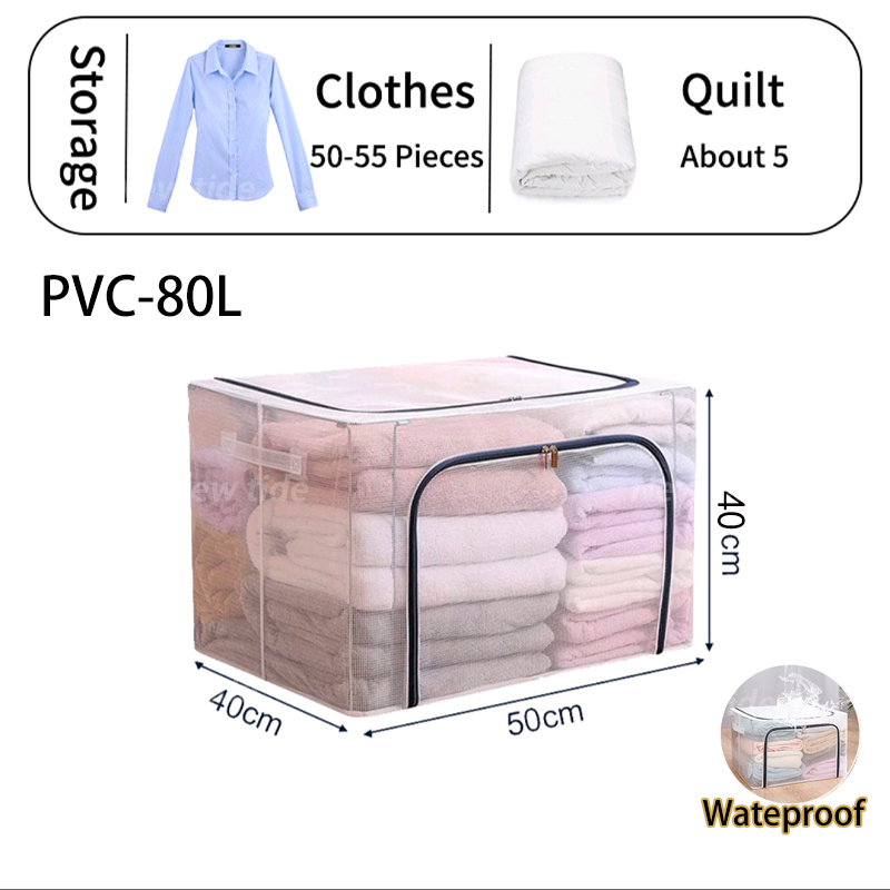 Salvo Foldable Storage Box For Clothes Storage Organizer Dustproof ...