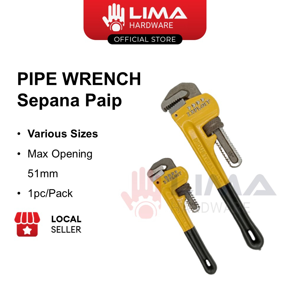 Pipe Wrench, Sepana Paip 管钳 | Shopee Malaysia