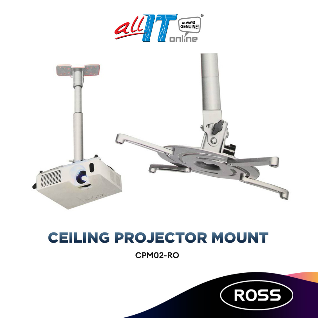 Ross Bracket 360 Degree Ceiling Projector Mount/Pipe CPM02-RO | Shopee ...