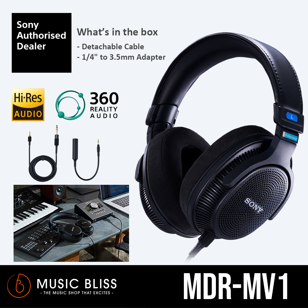 Sony MDR-MV1 Open Back Studio Monitor Headphones (MDRMV1) | Shopee Malaysia