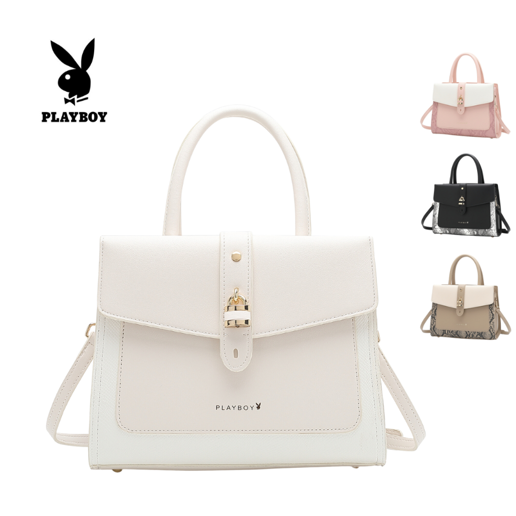 [CLEARANCE]-PLAYBOY Ladies Top Handle Sling Bag - Multi Color BYB 3905 ...