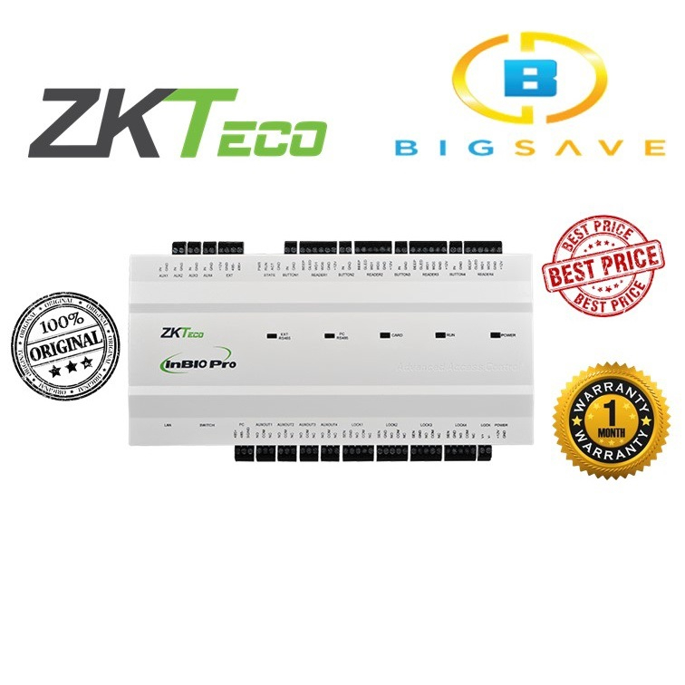 ZKTECO INBIO-160PRO / INBIO-260PRO SERIES BIOMETRIC NETWORKED ACCESS ...