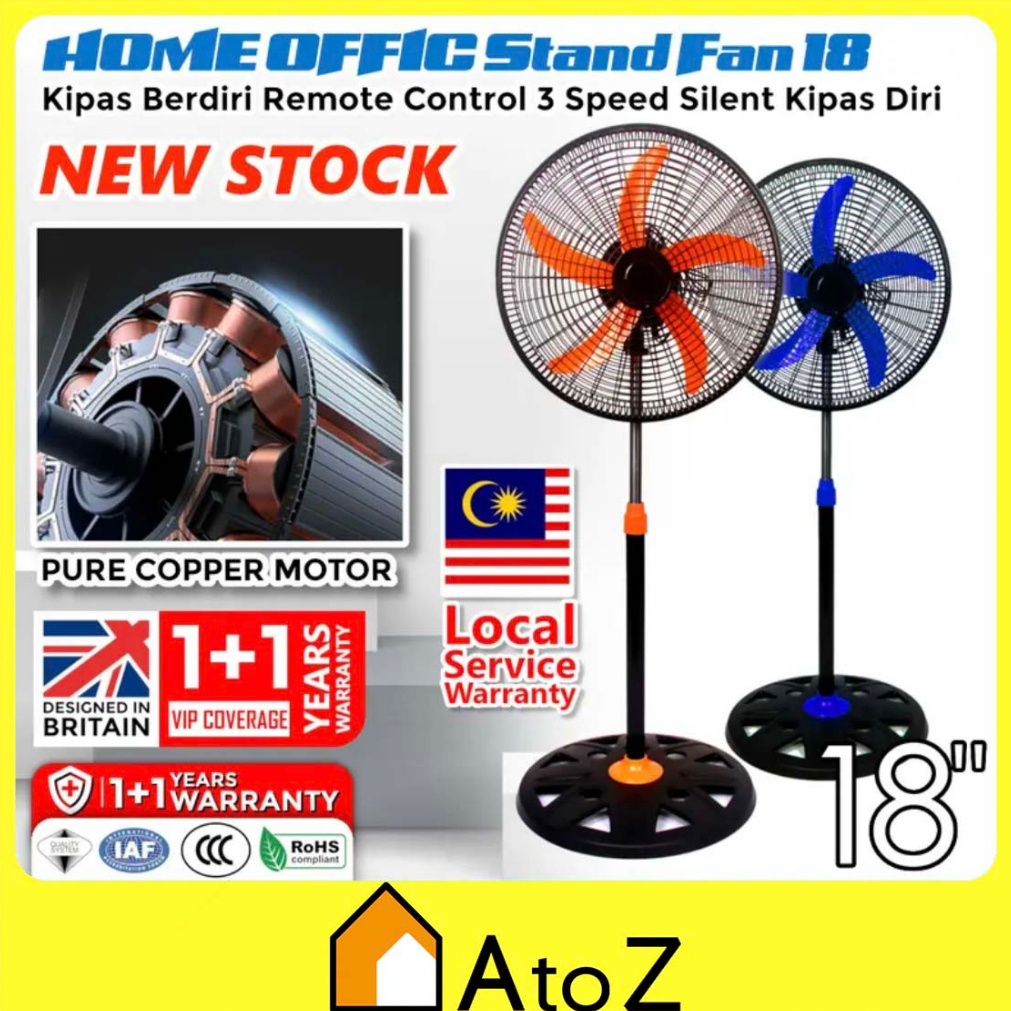 Stand Fan Super Strong 18” Kipas Berdiri Floor Fan 18 Inch Multipurpose ...