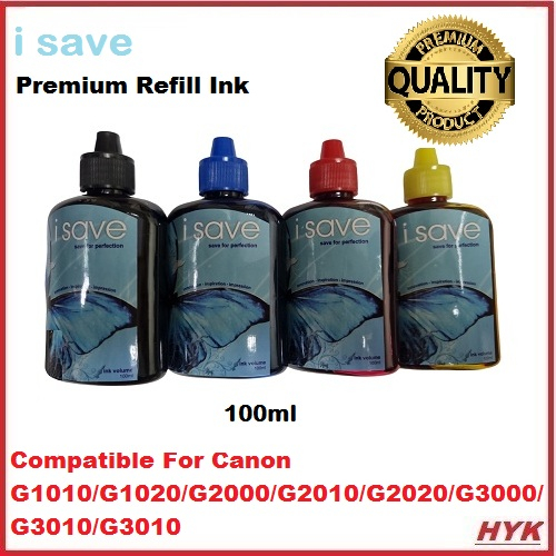Universal /Premium Inkjet Printer Refill Ink 100ml Black / Cyan ...