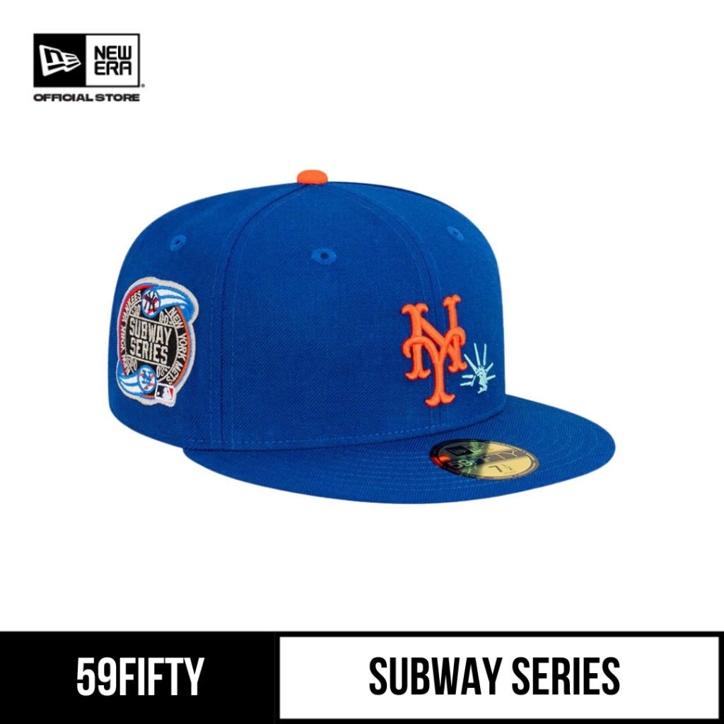 New Era 59FIFTY New York Mets Subway Series Liberty Royal Blue Fitted ...