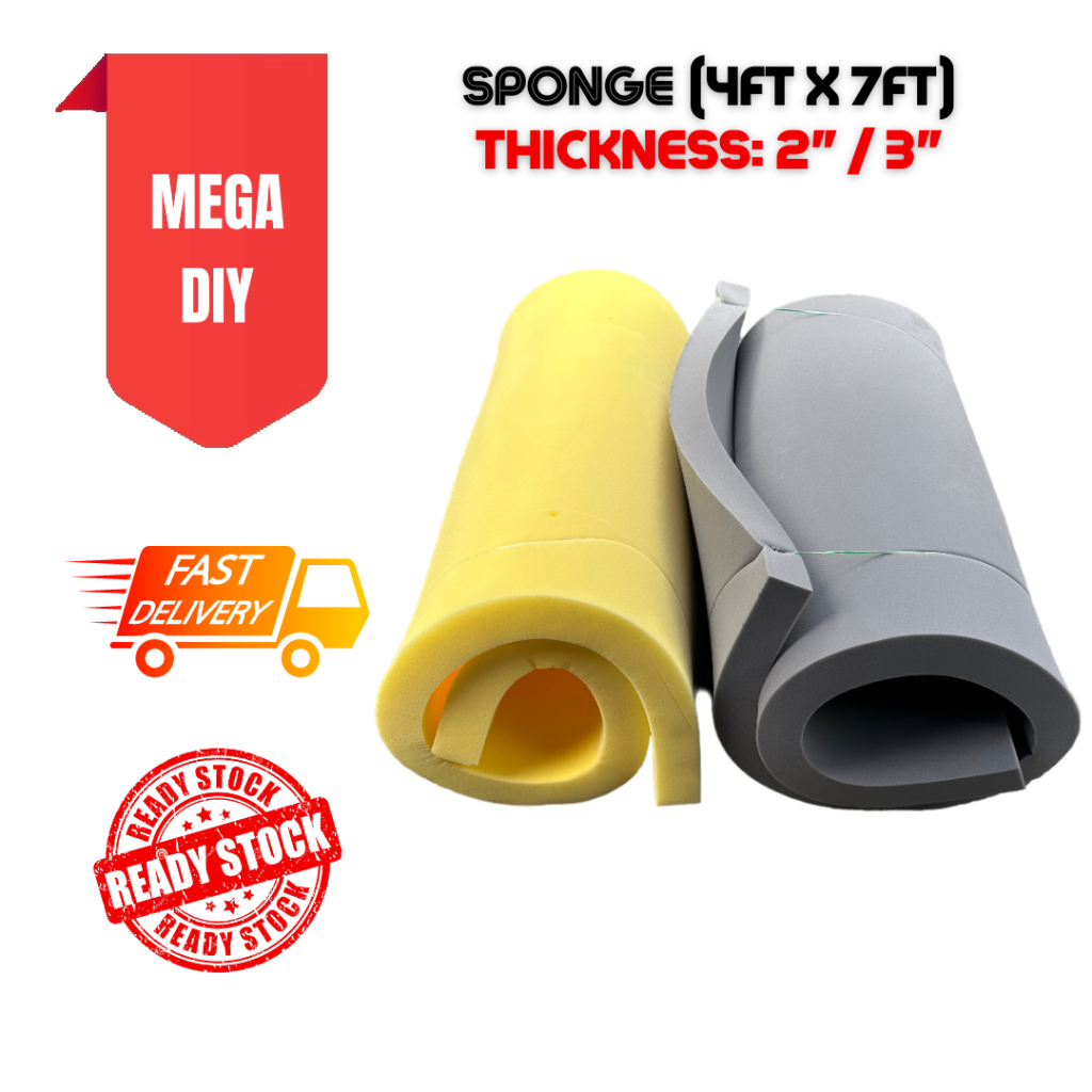 [4Ftx7Ft] Extra Big Large High Quality Big Sponge / Span Besar / PU ...