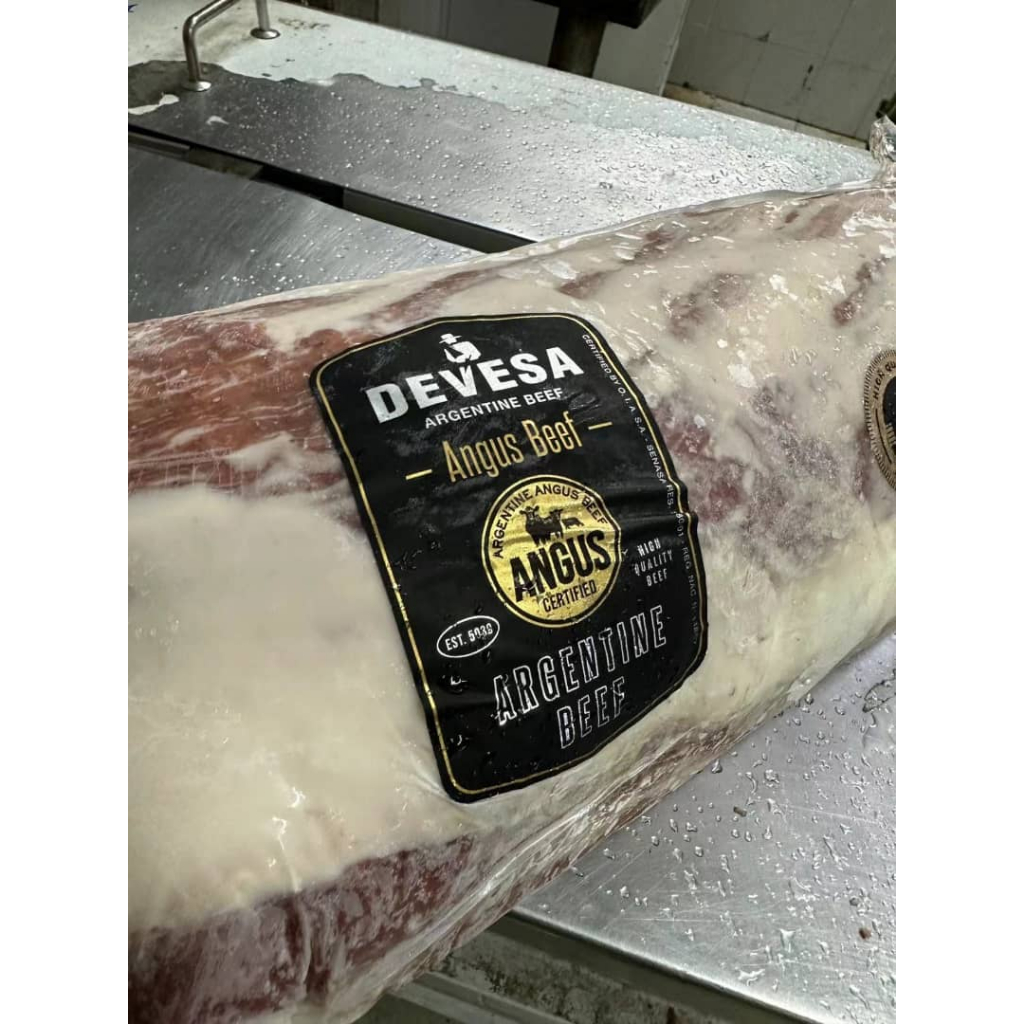 IPOH ANGUS - ARGENTINE DEVESA ANGUS SIRLOIN 5.66kg BLOCK HALAL | Shopee ...