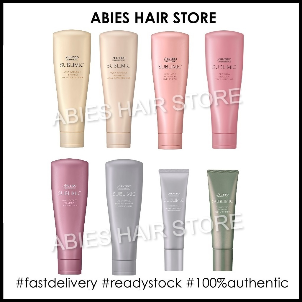 Shiseido SMC (Sublimic) Treatment 250g/130g (Aqua Intensive / Airy Flow / Luminoforce ...