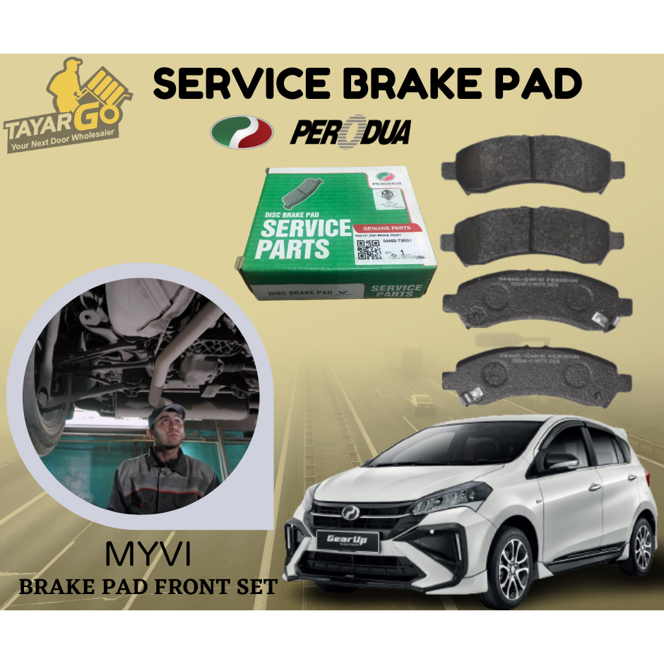 Perodua Disc Brake Pad Myvi 1st 2nd 3rd Generation Service Brake Pad ...