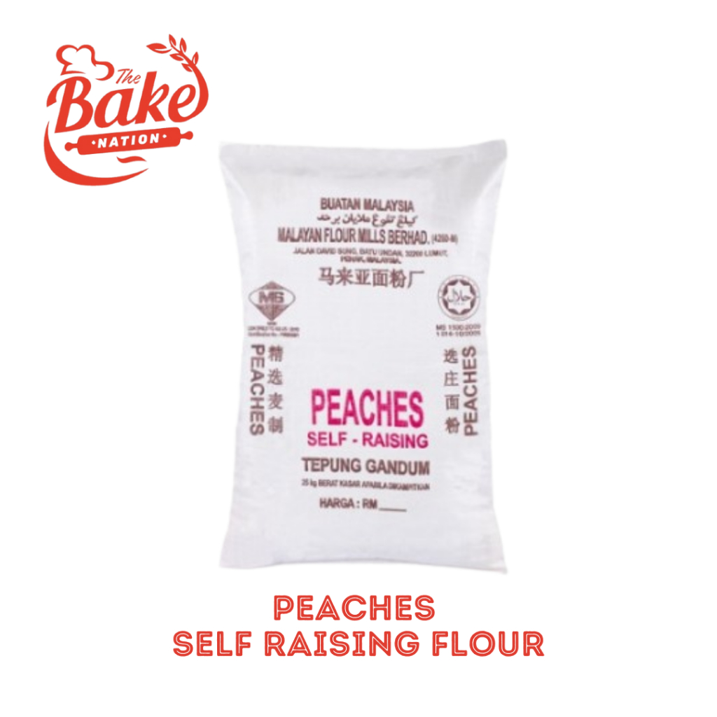 Peaches Tepung Naik Sendiri / Self-Raising Flour Repacked 1kg | Shopee ...