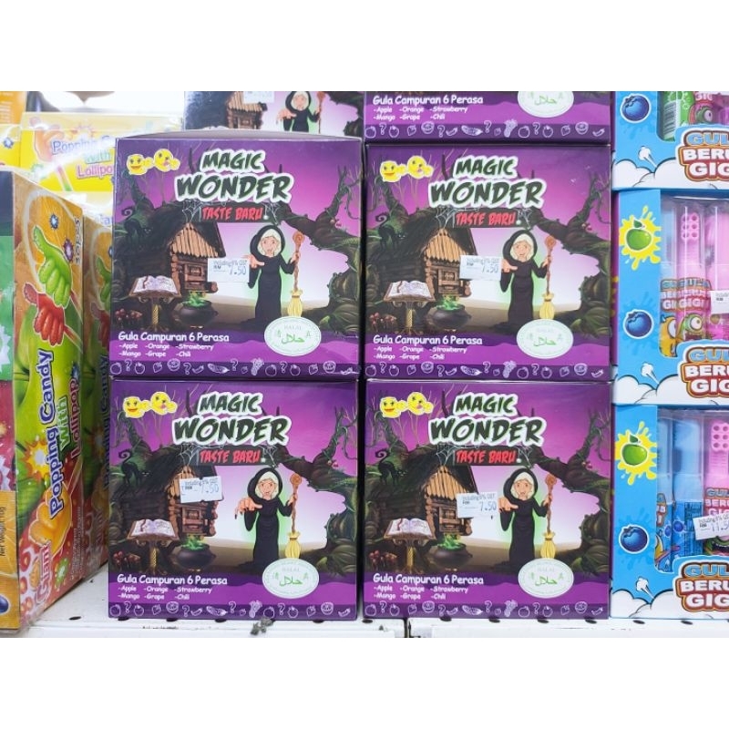 [20pcs] QEQE Magic Wonder Gula Campuran 6 Perisa Halal Ready Stock | Shopee Malaysia