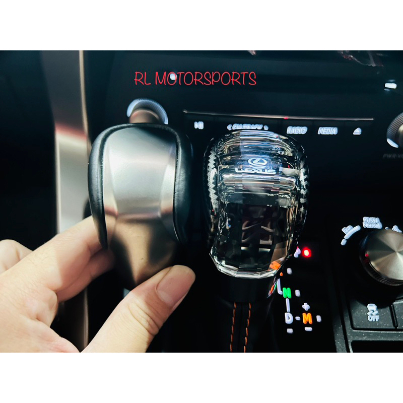 Lexus NX RX ES IS LED Crystal Gear Shift Knob nx200t nx300 rx200t rx300 ...