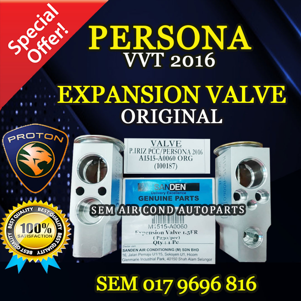 PROTON PERSONA NEW MODEL VVT 2016 ORIGINAL SANDEN SD EXPENSION ...