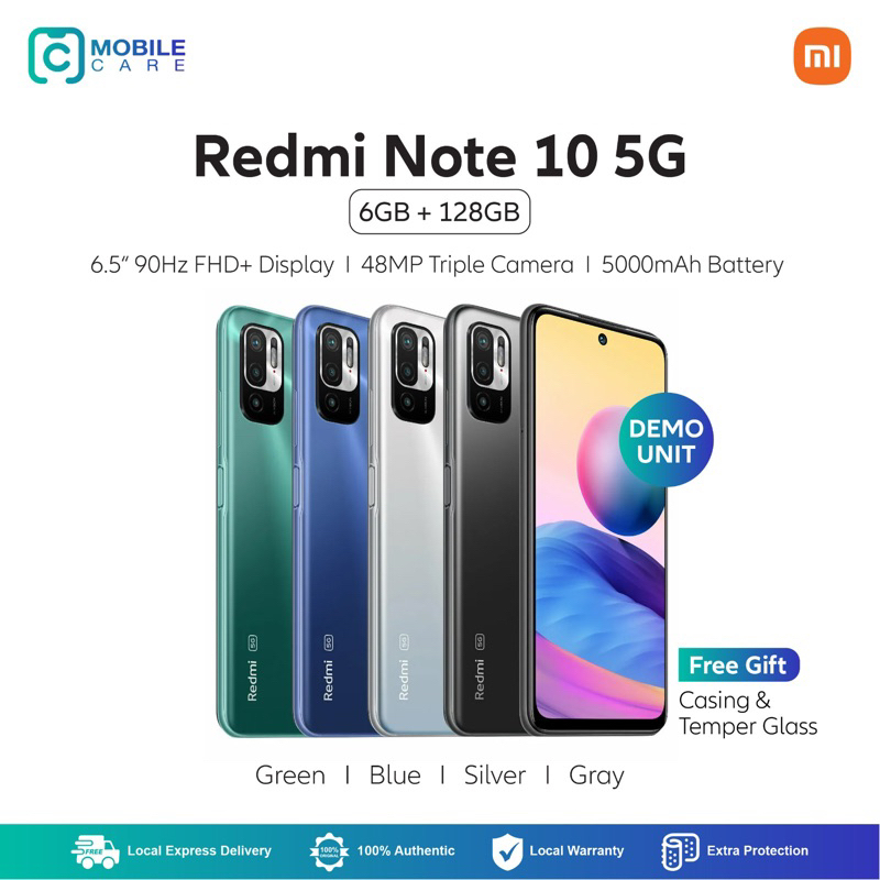 [Demo Set] Redmi Note 10 5G 6GB+128GB (Original Demo Set) | Shopee Malaysia