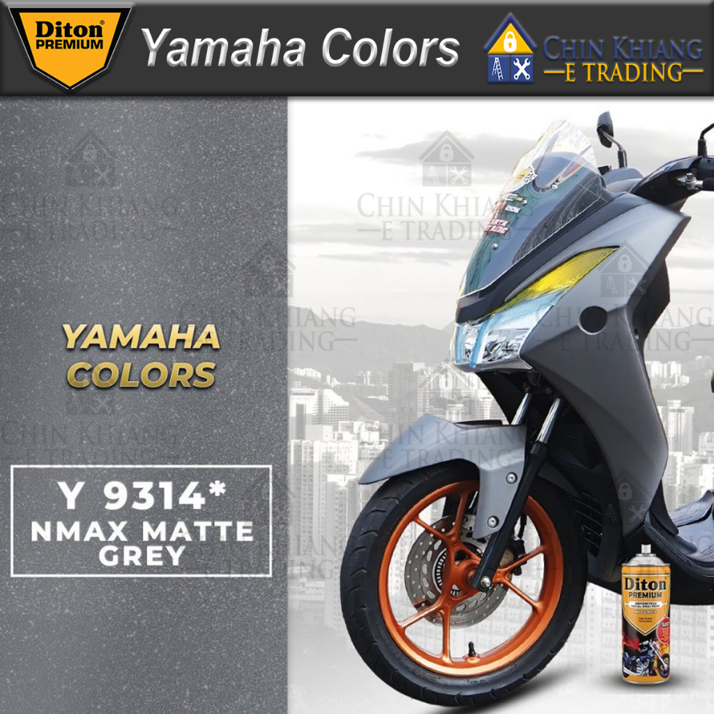 Diton Premium Y9314 NMAX Matte Grey Doff Y 9314 Yamaha Colors ...