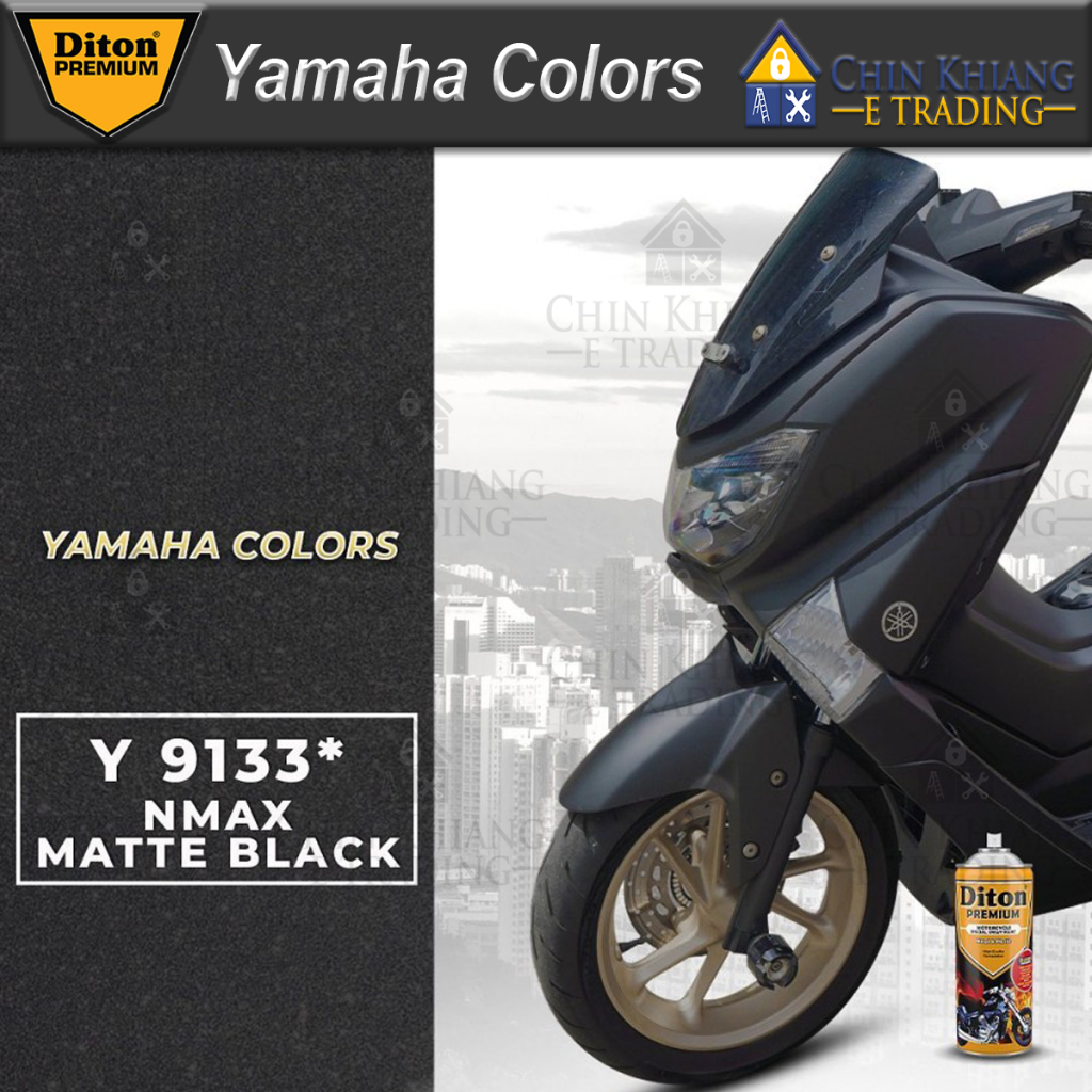 Diton Premium Y9133 NMAX Matte Black Doff Y 9133 Yamaha Colors ...