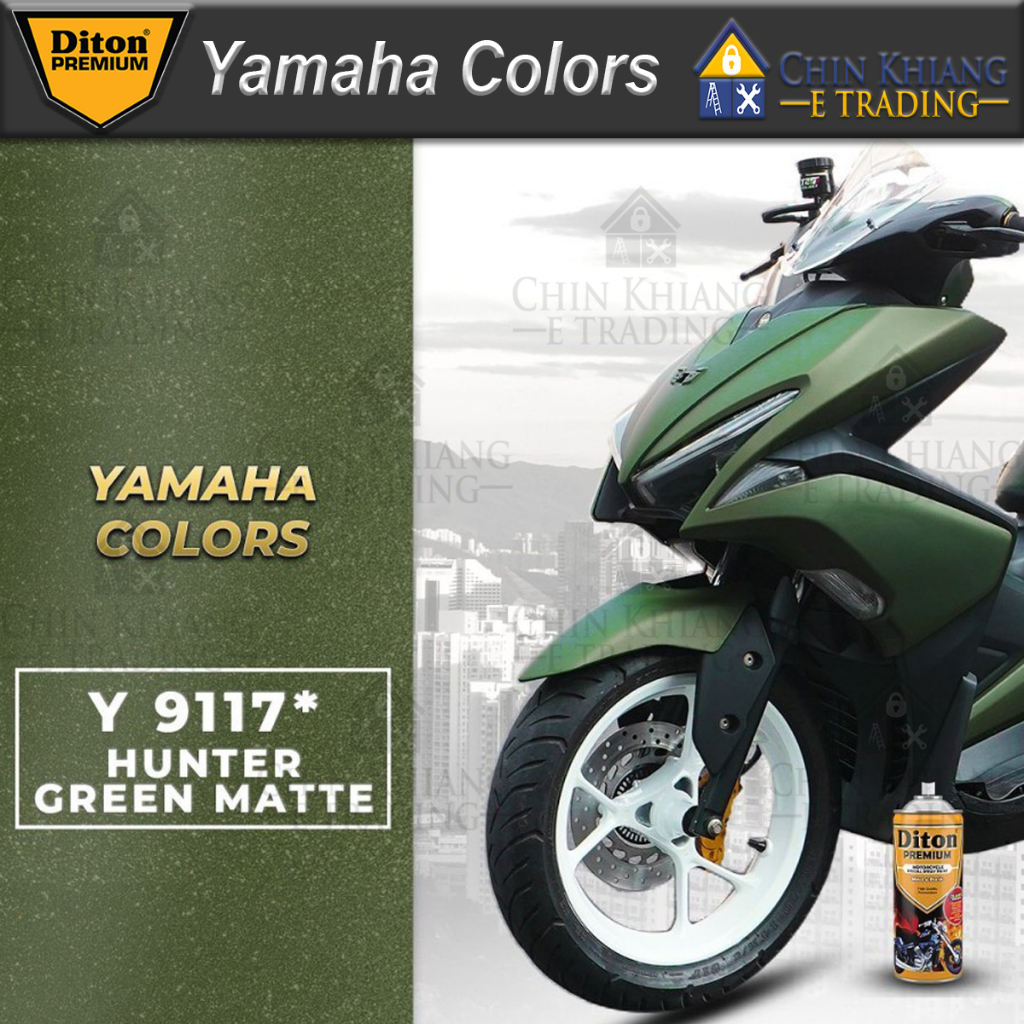 Diton Premium Y9117 Hunter Green Matte Doff Y 9117 Yamaha Colors ...