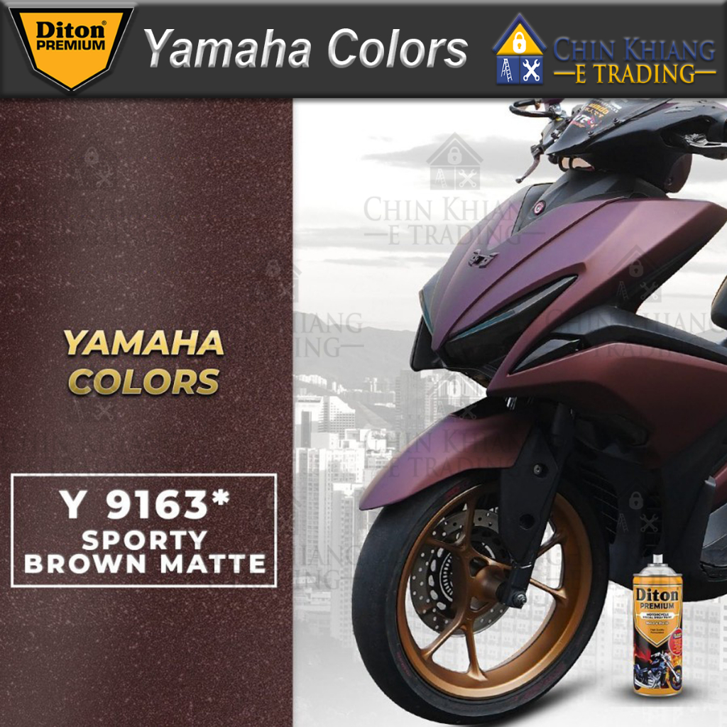 Diton Premium Y9163 Sporty Brown Matte Doff Y 9163 Yamaha Colors ...