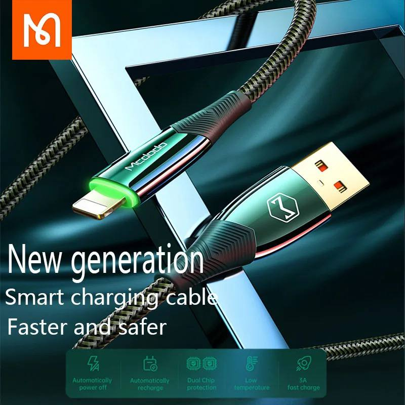 Mcdodo 3A Auto Power Off Disconnect Recharge Data Cable Compatible For ...