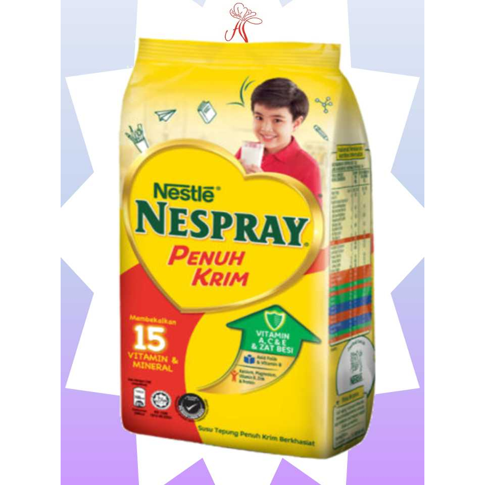 Nespray Full Cream Milk Powder Softpack 480g Susu Tepung | Shopee Malaysia