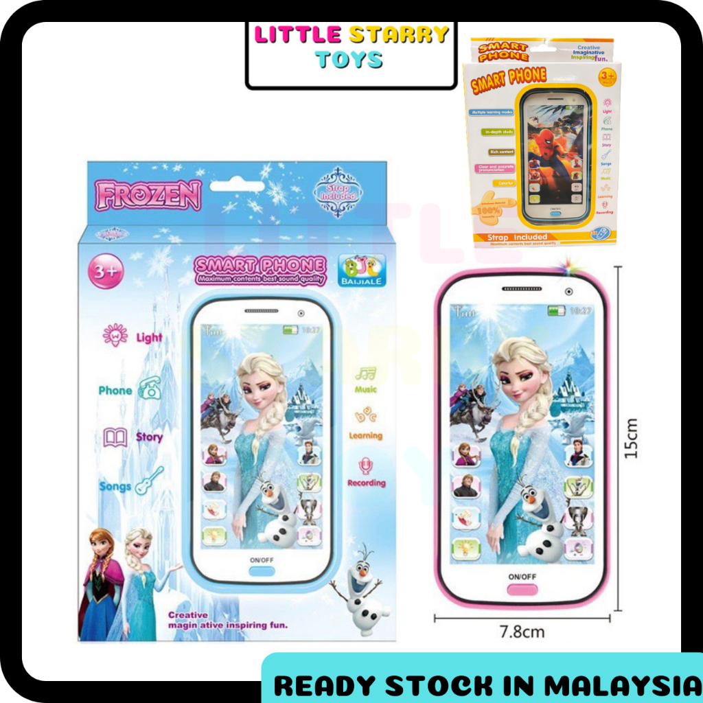 Ready Stock !!! Touch Screen 4D Phone Toys Smart Phone for kids Mainan ...