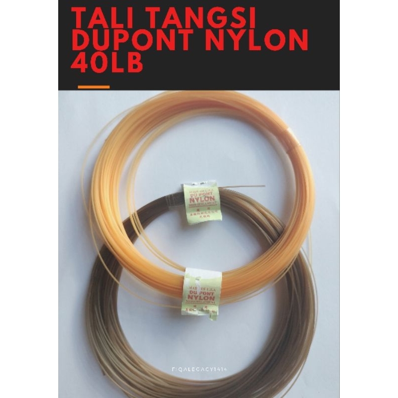 TALI TANGSI DUPONT NYLON 40LB ORIGINAL USA | Shopee Malaysia