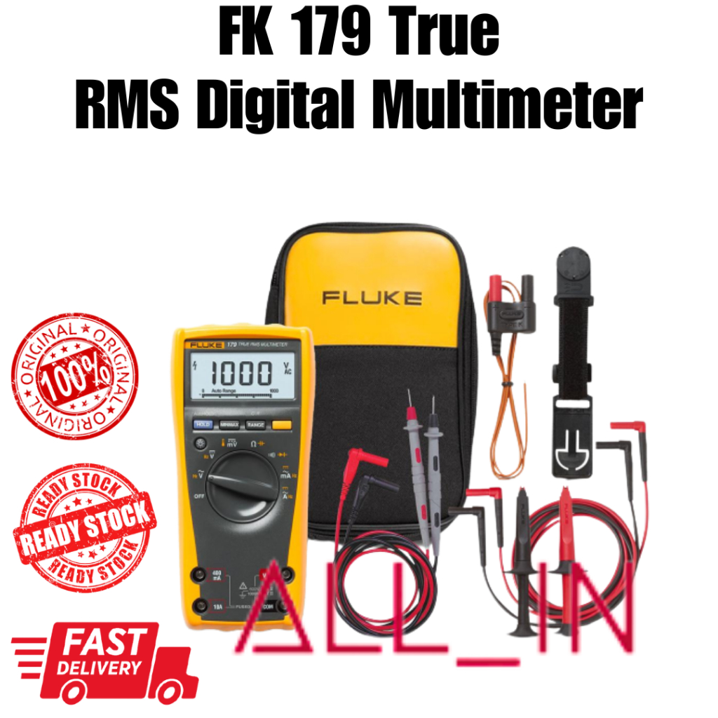 FLUKE 179 True-RMS Digital Multimeter (ORIGINAL) | Shopee Malaysia