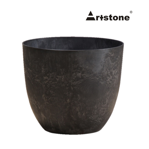 Artstone Bola Pot D23 H20 / Flower Pot / Pasu Bunga Hiasan Modern ...