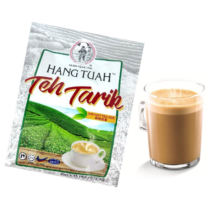 🍵 HANG TUAH Teh Tarik Instant Tea Mix (12 Sachet x 27 g) 🍵 | Shopee ...