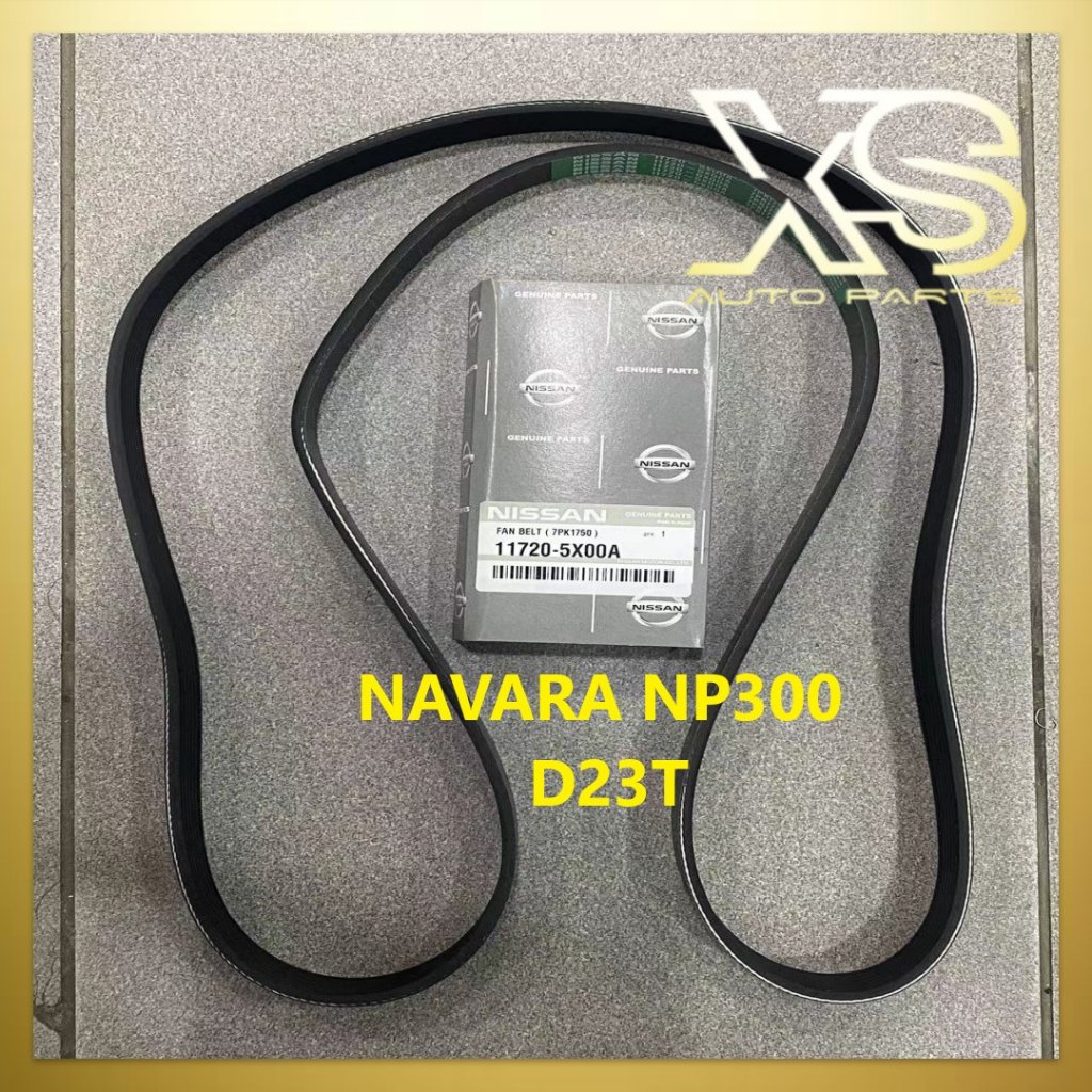 ORIGINAL Nissan Fan Belt 11720 5X00A 7PK1750 - Nissan Navara NP300 D23T ...