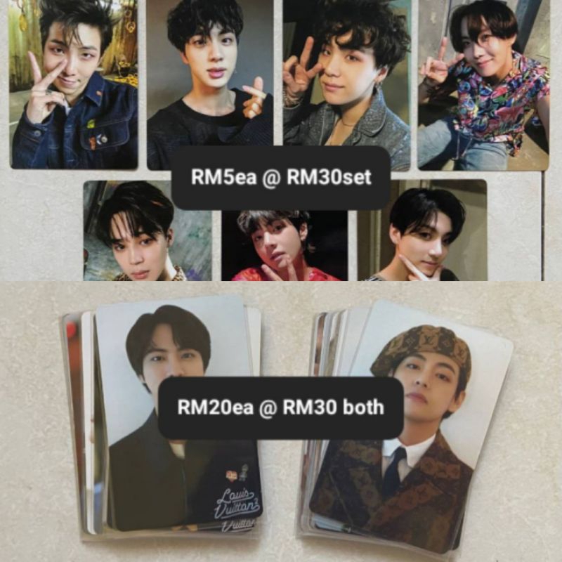 [READ DESCRIPTION] BTS RM JIN SUGA JHOPE JIMIN V JUNGKOOK OFFICIAL ARMY BOMB DICON PHOTOCARDS ...