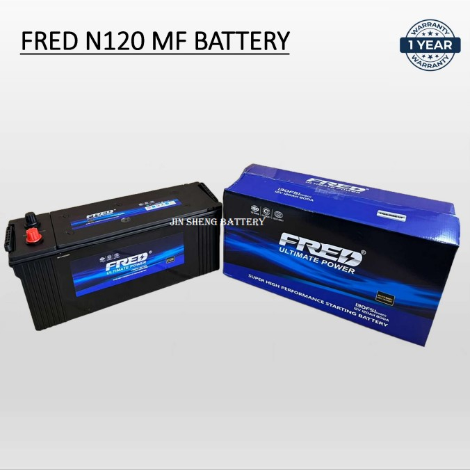 FRED N120(130F51) MF BATTERY | Shopee Malaysia
