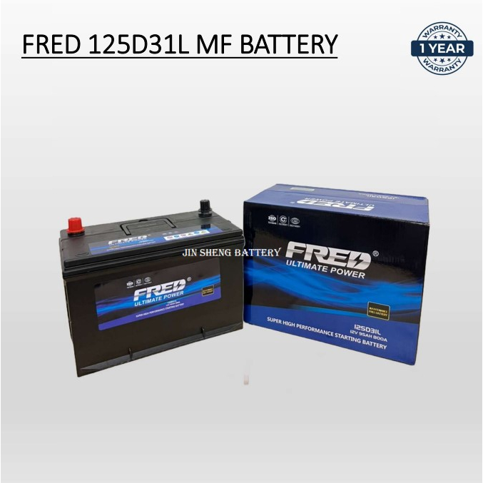FRED 125D31L MF BATTERY | Shopee Malaysia
