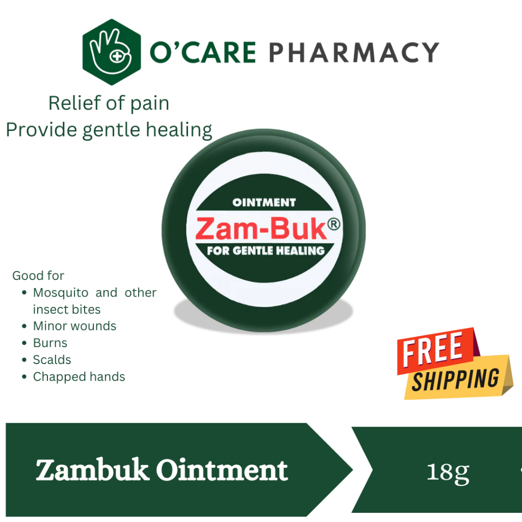Zam-Buk Ointment - 18g, Relief for Minor Wounds, Burns, Insect Bites ...