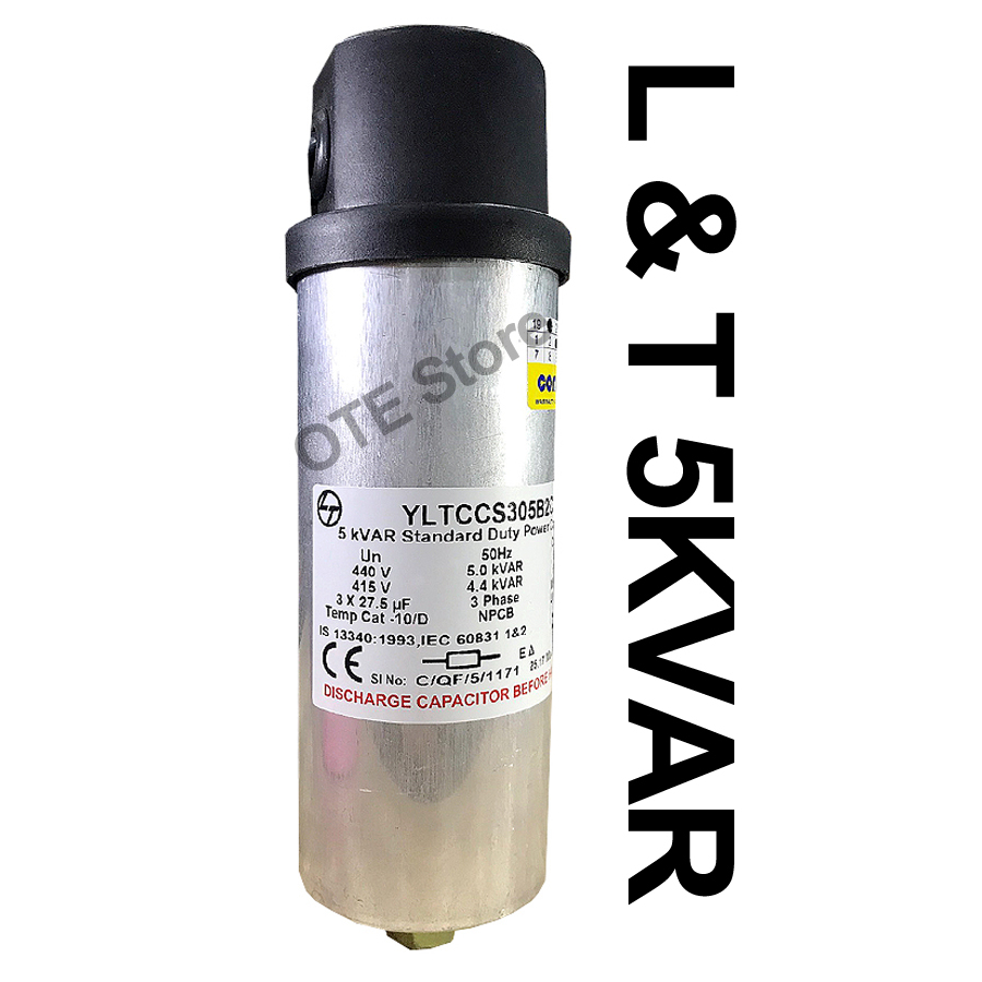 L&T 5Kvar 440VAC Cylinder Power Factor Capacitor Bank (Larsen & Toubro) | Shopee Malaysia
