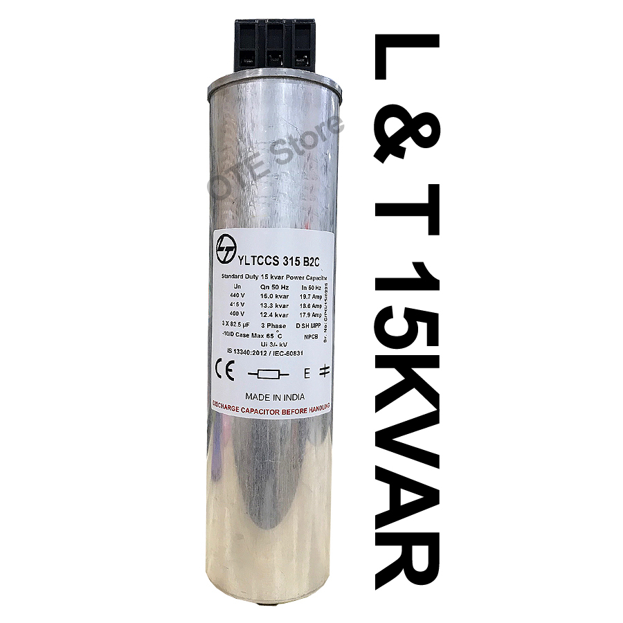L&T 15Kvar 440VAC Cylinder Power Factor Capacitor Bank (Larsen & Toubro) | Shopee Malaysia