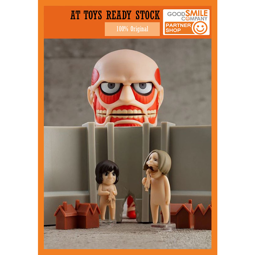 -ORIGINAL-Attack on Titan [1925] Nendoroid Colossal Titan Renewal Set ...